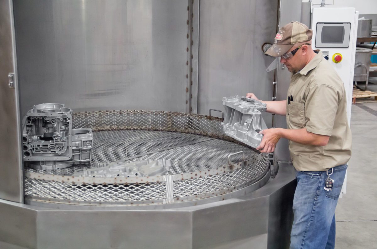 High-Pressure Spray Parts Washers - Cabinet, Conveyor Belt, & More