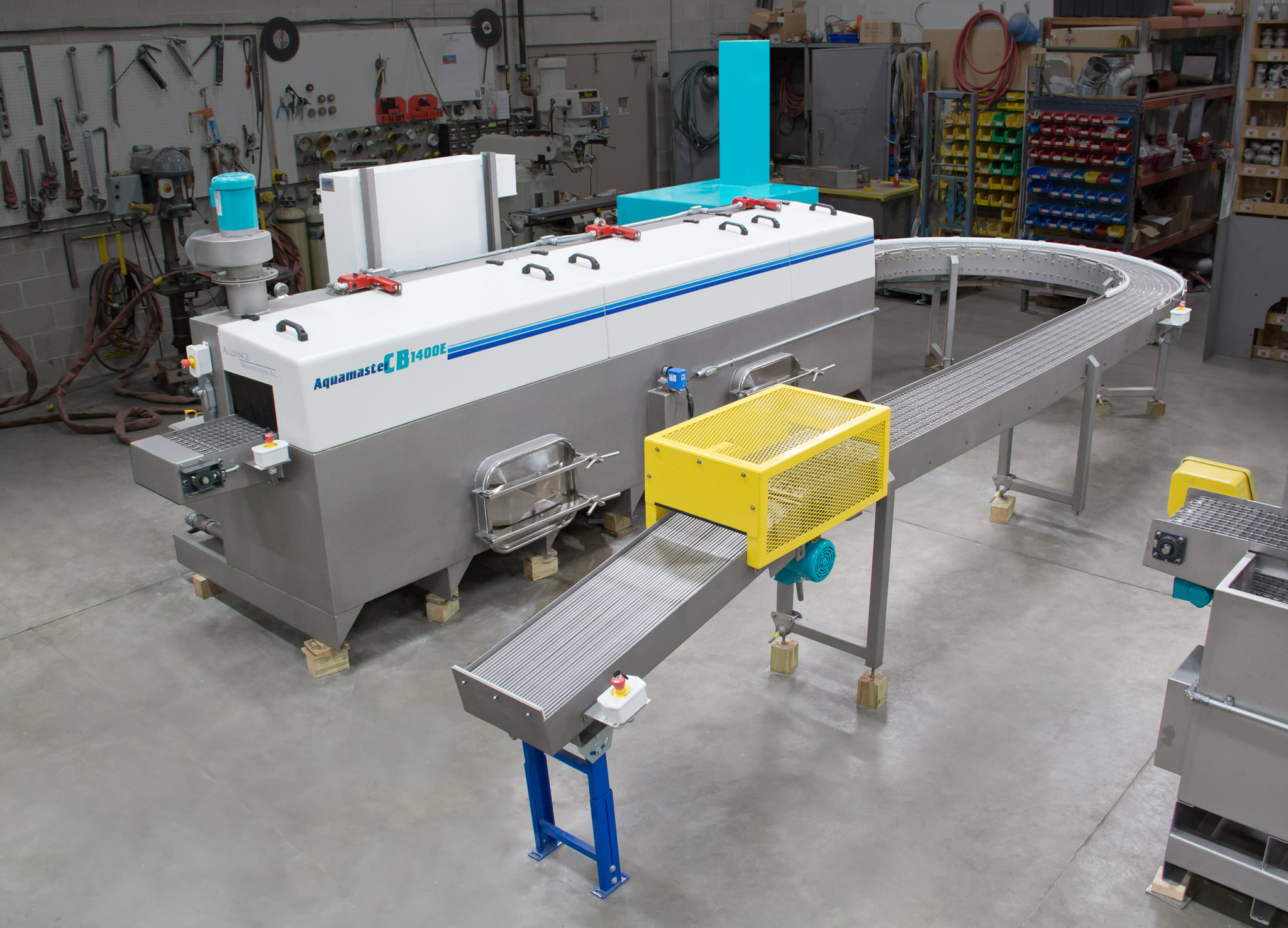 Industrial Conveyor Belt Parts Washer Systems | Alliance