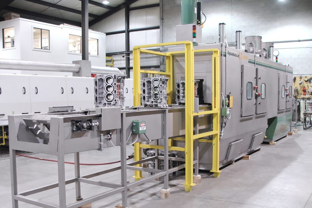 V-6 Engine Block Cleaning | Engine Block Washing System