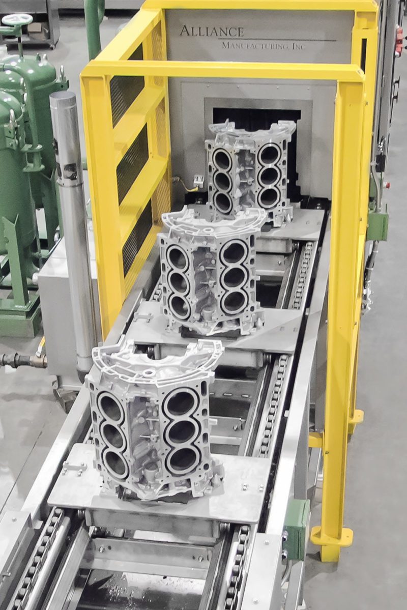 V-6 Engine Block Cleaning | Engine Block Washing System