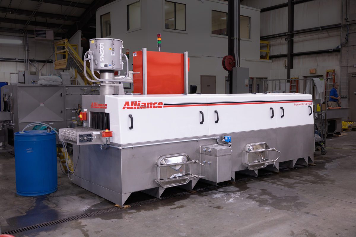 Aluminum Rafter Squares Cleaning Machine | Alliance